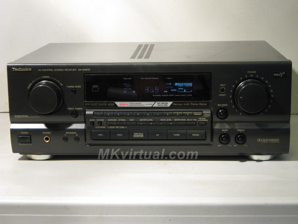 Technics SA-GX670 Dolby surround receiver