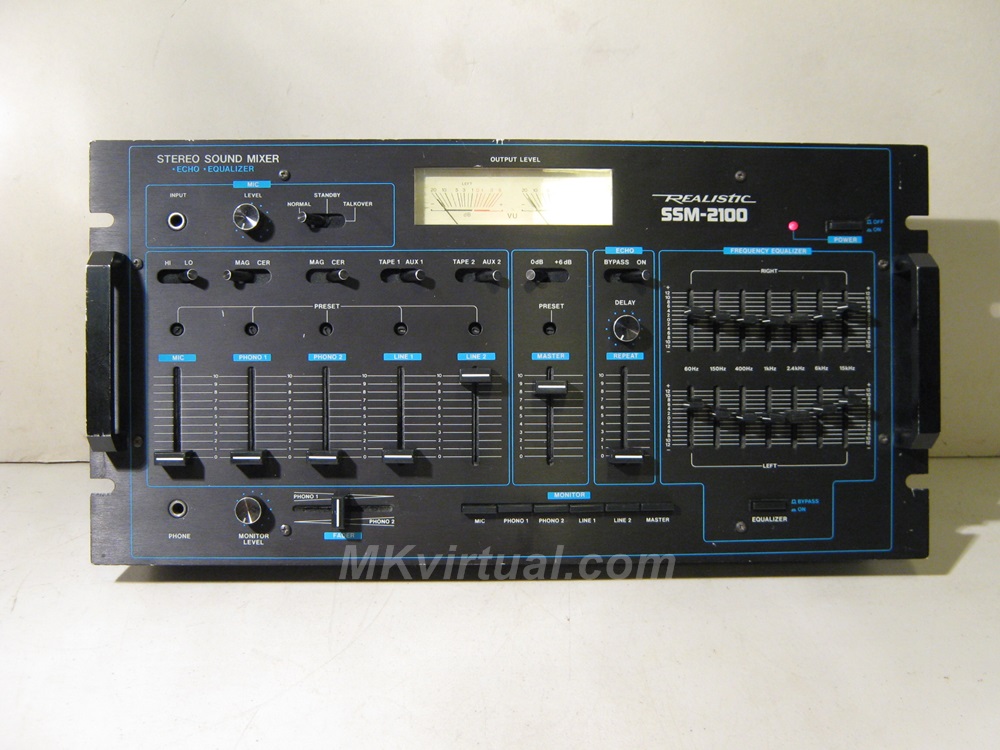 Realistic SSM-2100 stereo mixer